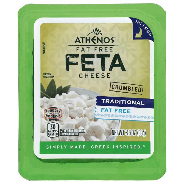 Athenos Traditional Crumbled Fat Free Feta Cheese | Publix Super Markets