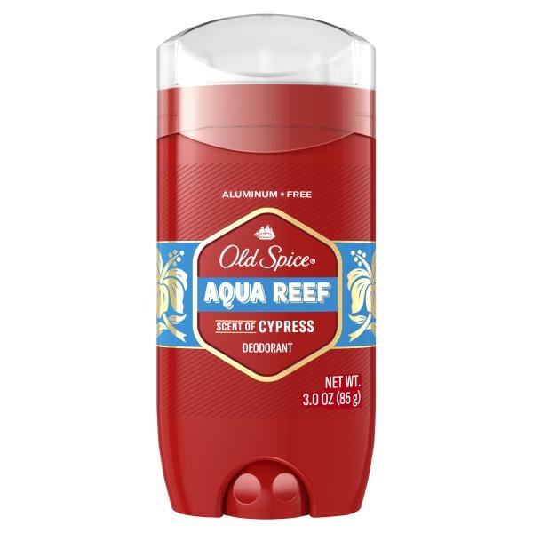 Old Spice Red Collection Men's Aluminum-Free Deodorant, Aqua Reef, 3 ...