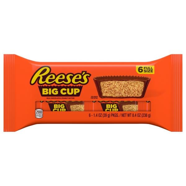 Reese's Milk Chocolate & Peanut Butter Cups, Big Cup | Publix Super Markets