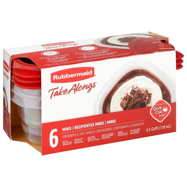 Rubbermaid Take Alongs Containers & Lids, Minis | Publix Super Markets