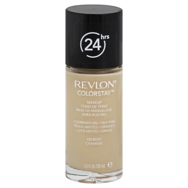 Revlon ColorStay Makeup, Combination/Oily, Buff 150, Broad Spectrum SPF ...