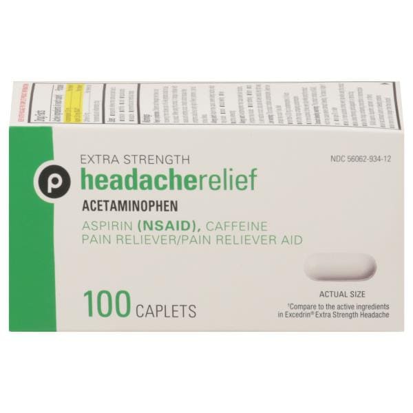 Publix Headache Relief, Extra Strength, Caplets | Publix Super Markets