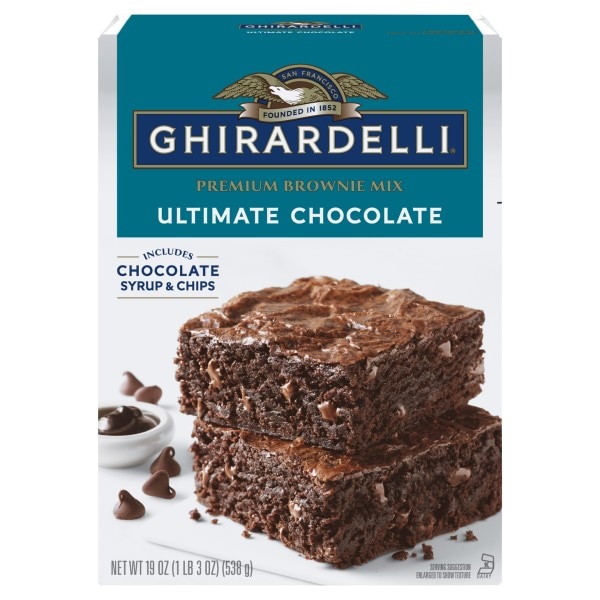 GHIRARDELLI Ultimate Chocolate Premium Brownie Mix, Includes Chocolate ...