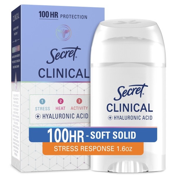 Secret Clinical Strength Antiperspirant Deodorant for Women, 100HR ...
