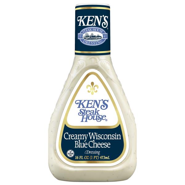 Ken's Steak House Steak House Dressing, Creamy Wisconsin Blue Cheese ...