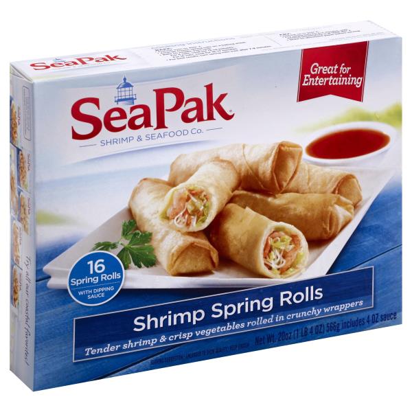 SeaPak Morey's Spring Rolls, Crunchy, Shrimp | Publix Super Markets
