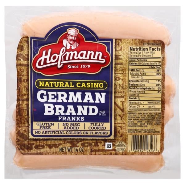Hofmann Franks, German Brand, Natural Casing | Publix Super Markets