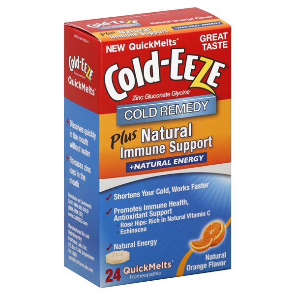 Cold-Eeze Cold Remedy, Plus Natural Immune Support, + Natural Energy ...