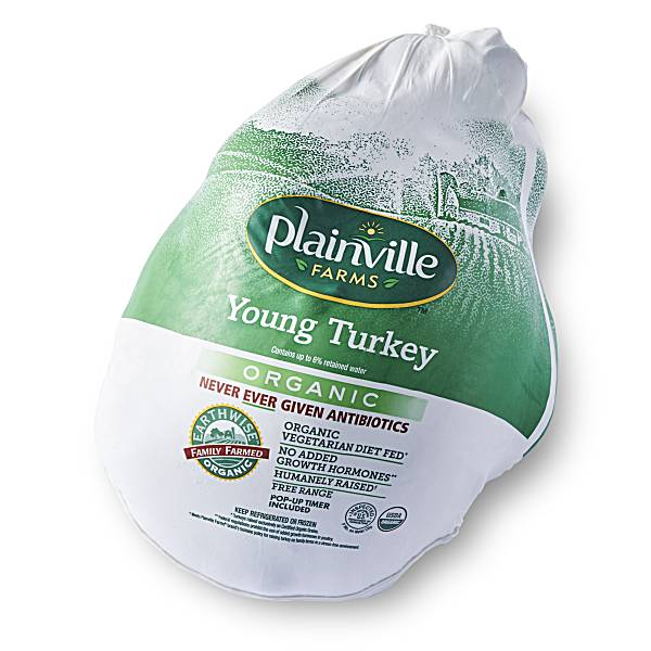 Plainville Farms Whole Fresh Young Turkey, Certified Organic | Publix ...