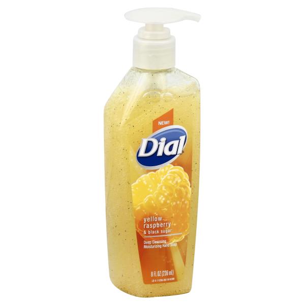 Dial Hand Soap, Deep Cleansing Moisturizng, Yellow Raspberry & Black ...