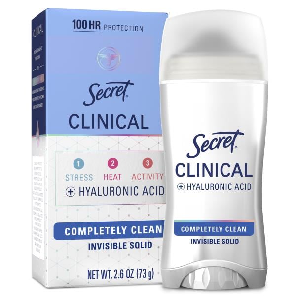 Secret Clinical Strength Invisible Solid Antiperspirant and Deodorant ...