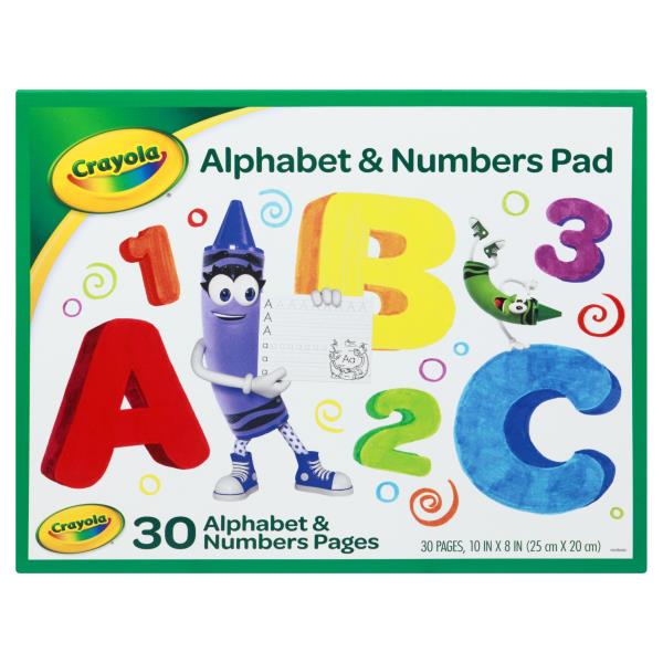 Crayola Alphabet & Numbers Pad | Publix Super Markets