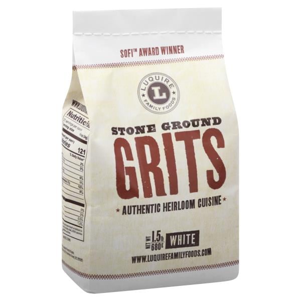 Luquire Family Foods Grits, White, Stone Ground | Publix Super Markets