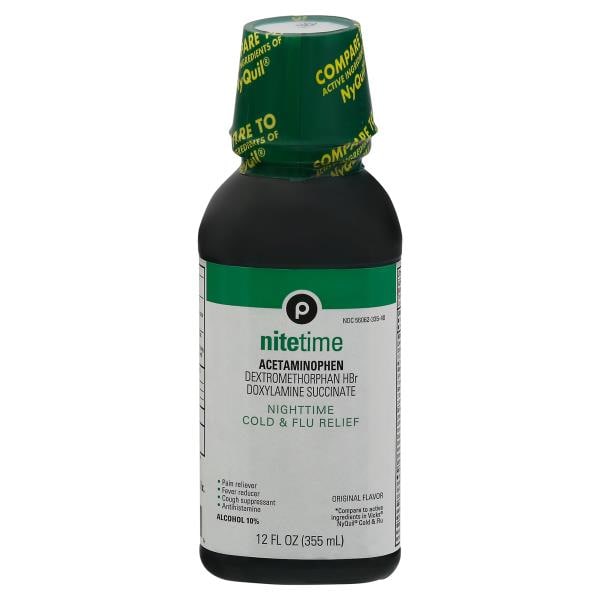 Publix Nitetime Original Flavor Cold & Flu Relief | Publix Super Markets