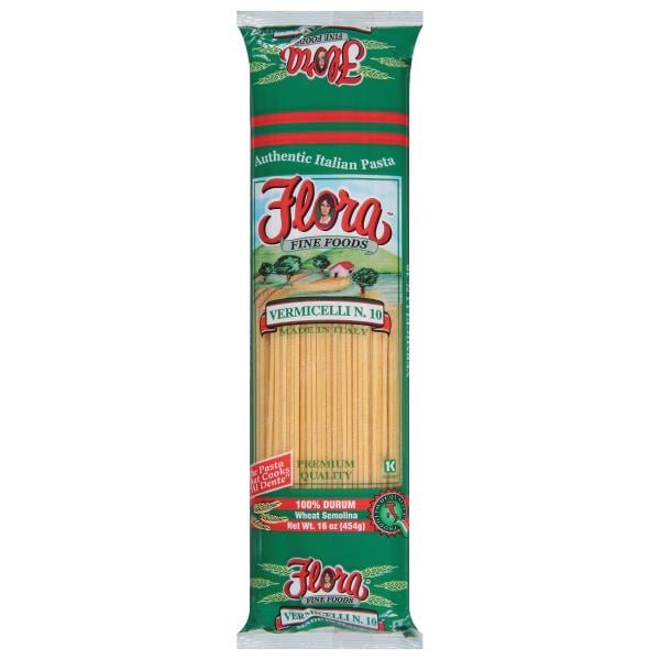 Flora Fine Foods Pasta, Authentic Italian, Vermicelli N. 10 | Publix ...