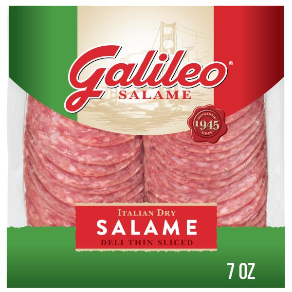 Galileo Salame Deli Thin Sliced Italian Dry Salame, 7 ounces | Publix ...