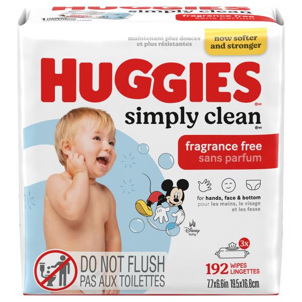 Huggies Simply Clean Wipes, Disney Baby, Fragrance Free | Publix Super ...
