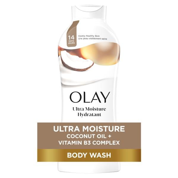 Olay Ultra Moisture Ultra Moisture Body Wash with Coconut Oil, 22 fl oz ...