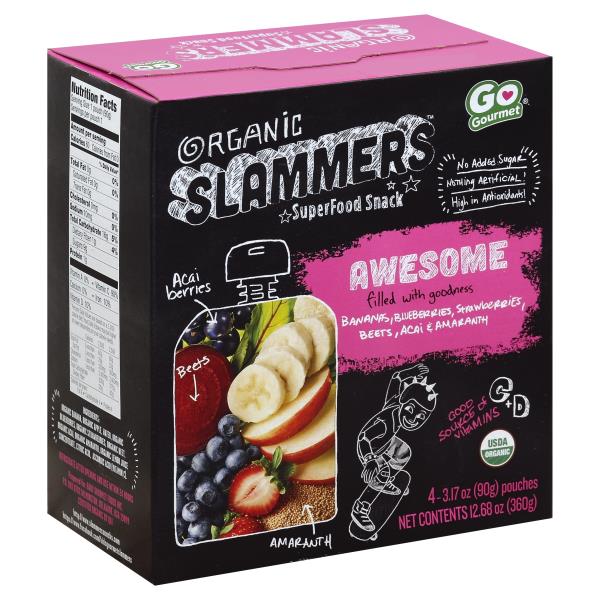 Slammers Superfood Snack, Organic, Crushed, Awesome | Publix Super Markets