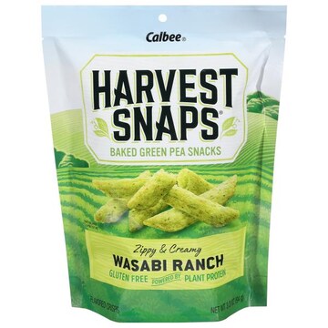 Harvest Snaps Green Pea Snacks, Baked, Wasabi Ranch | Publix Super Markets