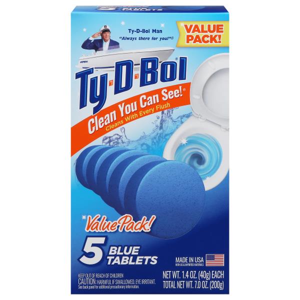 Ty-D-Bol Blue Tablets, Value Pack | Publix Super Markets