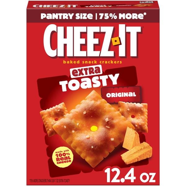 Cheez-It Cheese Crackers Extra Toasty, Baked Snack Crackers | Publix ...