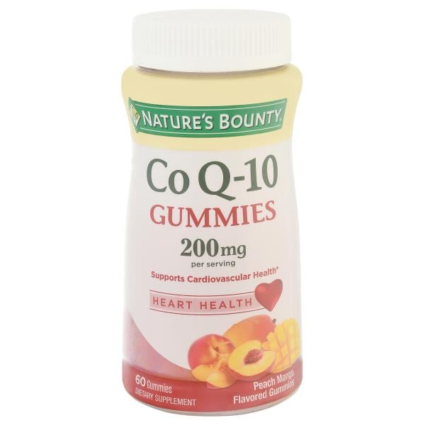Nature's Bounty CoQ-10, 200 mg, Gummies, Peach Mango Flavored | Publix ...