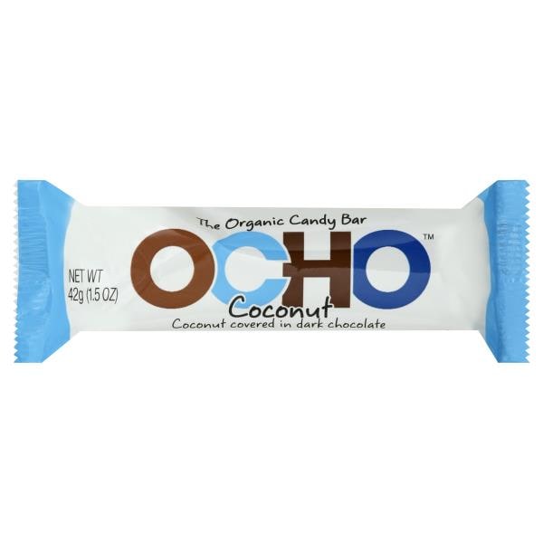 Ocho Candy Bar, Organic, Coconut | Publix Super Markets