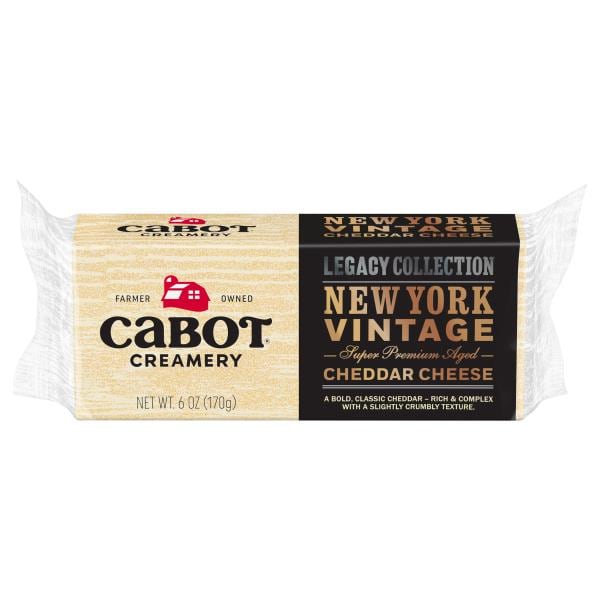 Cabot New York Vintage Cheddar Cheese | Fig App Cabot New York Vintage Cheddar Cheese | Fig App