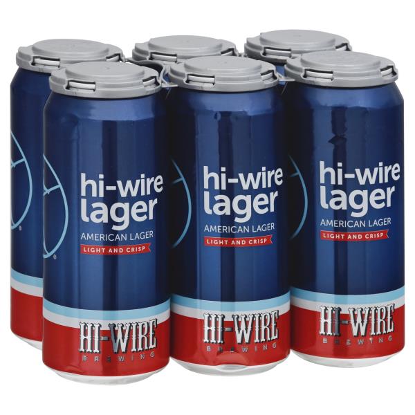 Hi Wire Brewing Beer, American Lager, Light and Crisp | Publix Super ...
