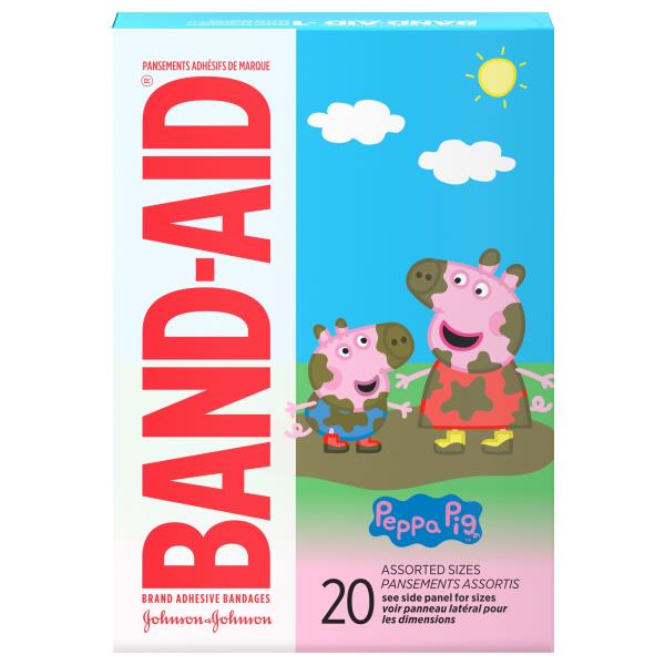 Band-Aid Bandages, Adhesive, Peppa Pig, Assorted Sizes | Publix Super ...