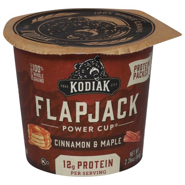 Kodiak Power Cup Flapjack, Cinnamon & Maple, Protein Packed | Publix ...
