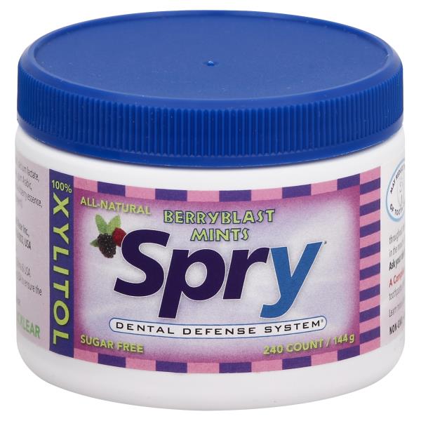 Spry Mints, Sugar Free, Berryblast Mints | Publix Super Markets