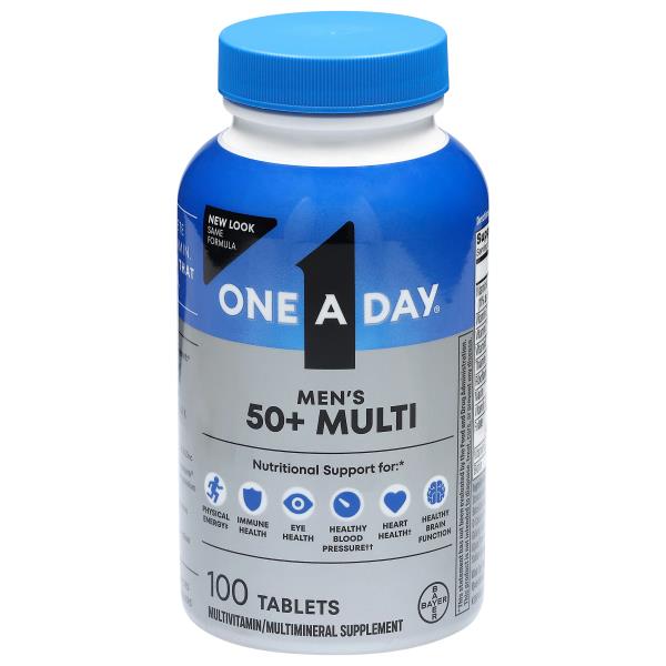 One A Day Tablets Men's 50+ Multi | Publix Super Markets