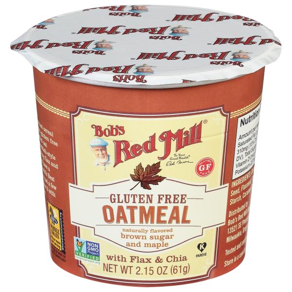 Bob's Red Mill Oatmeal, Gluten Free, Brown Sugar and Maple | Publix ...