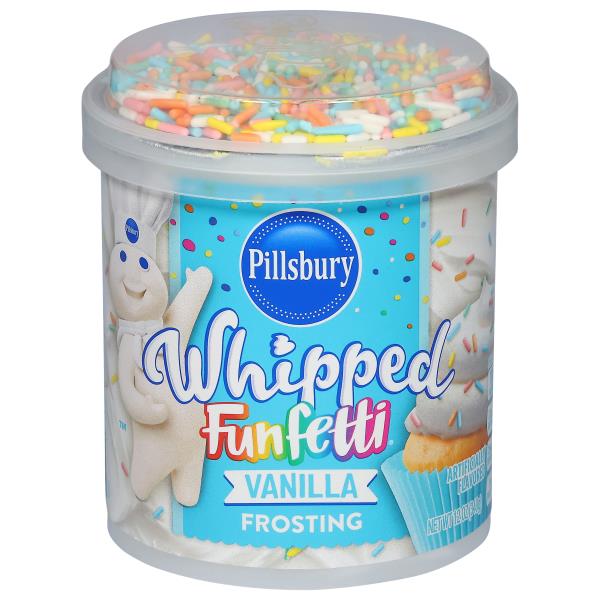 Pillsbury Funfetti Fluffy Frosting, Vanilla Marshmallow | Publix Super ...