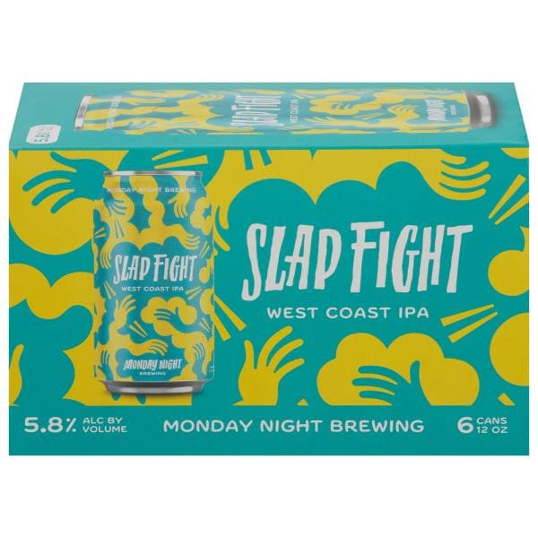 Monday Night Brewing Beer, West Coast IPA, Slap Fight | Publix Super ...