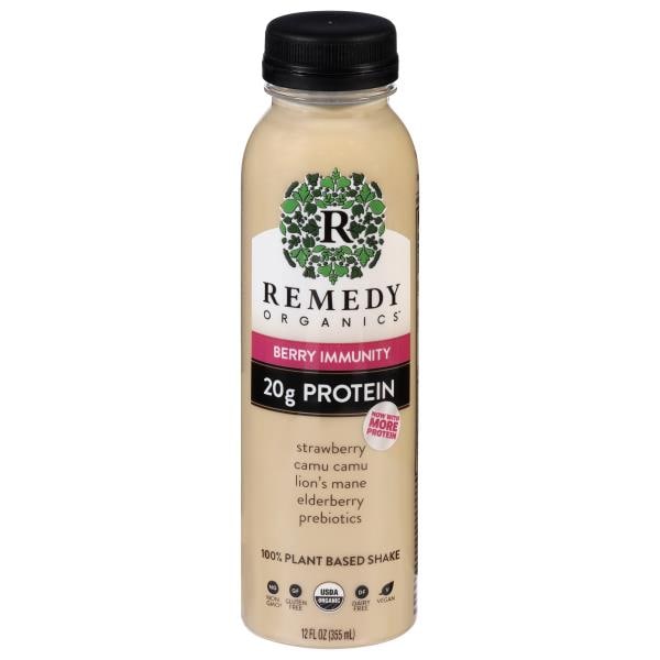 Remedy Organics Shake, 100% Plant Based, Berry Immunity | Publix Super ...