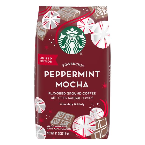 Starbucks Coffee, Ground, Peppermint Mocha, Limited Edition | Publix ...