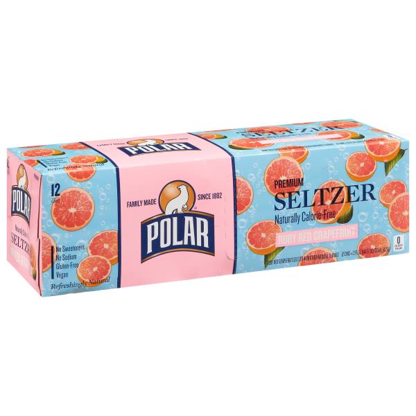 Polar Seltzer, Premium, Ruby Red Grapefruit | Publix Super Markets