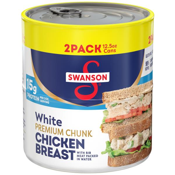 Swanson® White Premium Chunk Canned Chicken Breast in Water | Publix ...