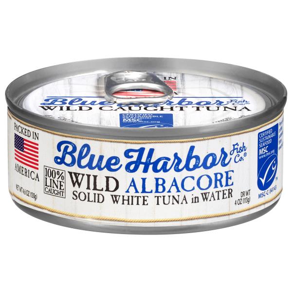 Blue Harbor Fish Co. Wild Albacore Solid White Tuna in Water | Publix ...