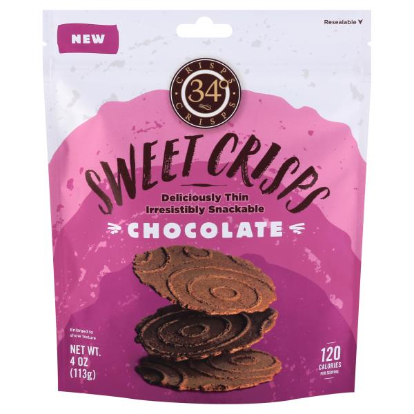 34 Degrees Sweet Crisps, Chocolate | Publix Super Markets