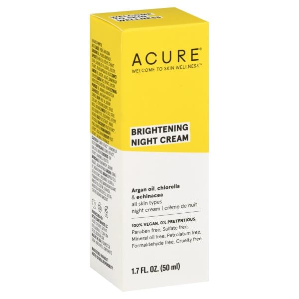 Acure Night Cream, Brightening | Publix Super Markets