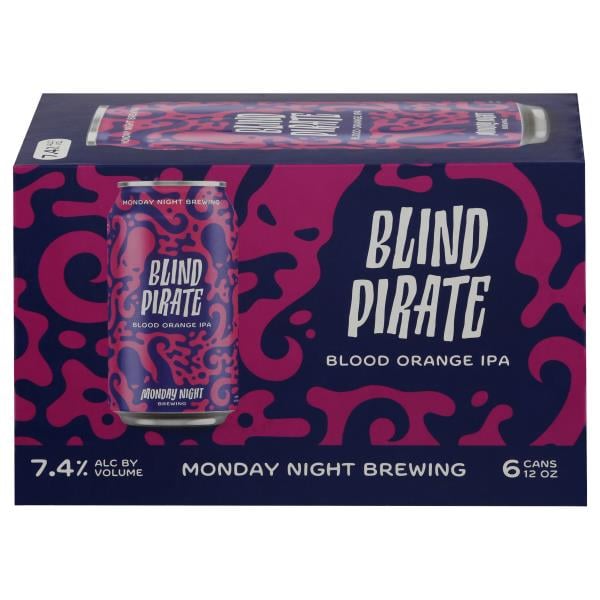 Monday Night Brewing Beer, IPA, Blood Orange, Blind Pirate | Publix ...