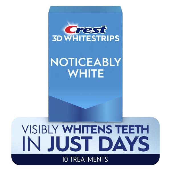 Crest WhiteStrips 3D | 3DWHITESTRIPS 3DWhitestrips Noticeably White At ...