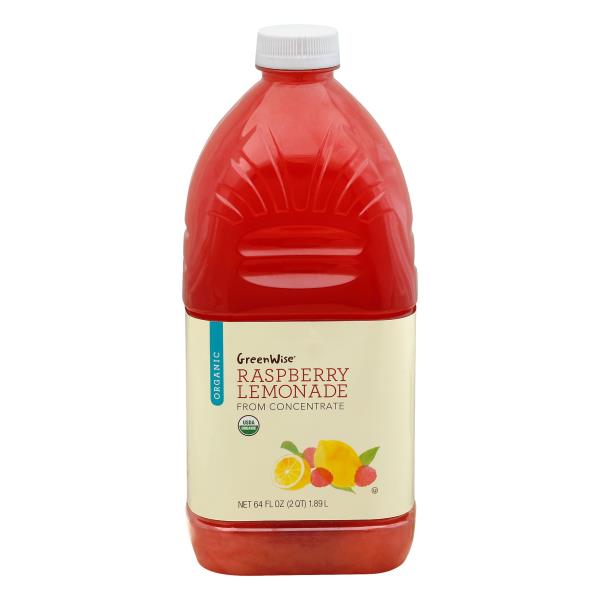 GreenWise Lemonade, Organic, Raspberry | Publix Super Markets