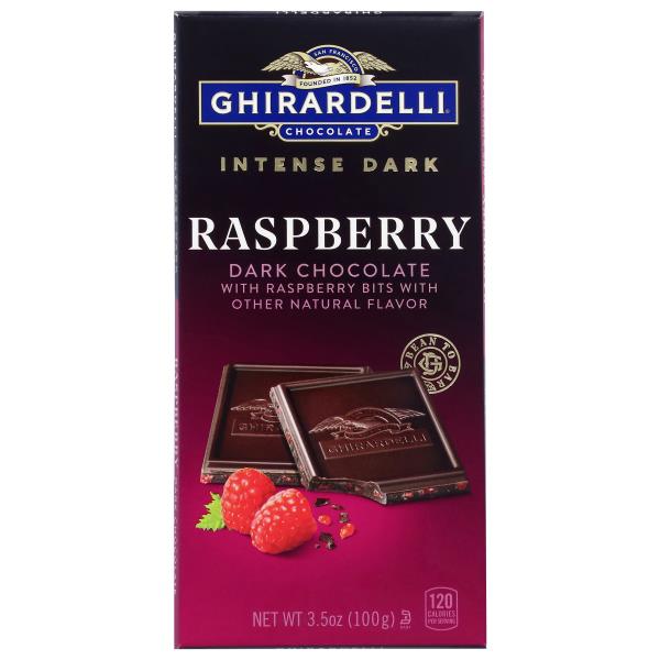 Ghirardelli Dark Chocolate, Raspberry, Intense Dark | Publix Super Markets