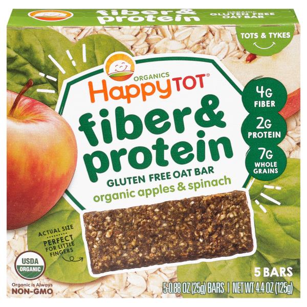 Happy Tot Organics Oat Bar, Apples & Spinach, Tots & Tykes | Publix ...