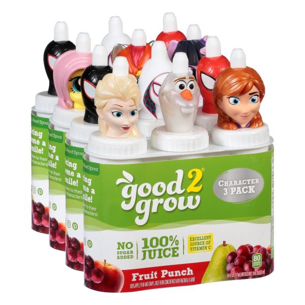 Good2grow 100% Juice, Fruit Punch, Character 3 Pack, 12 Pack | Publix ...